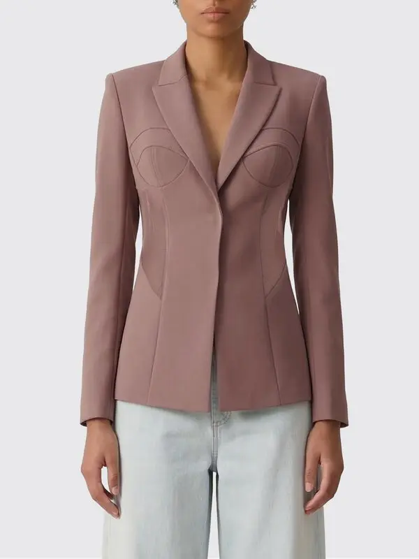 Patrizia Pepe Crepe Bustier Jacket