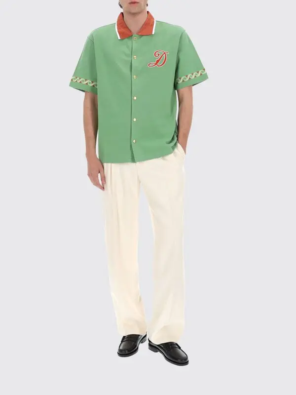 Drole De Monsieur Tailored Stretch Viscose Crêpe Trousers
