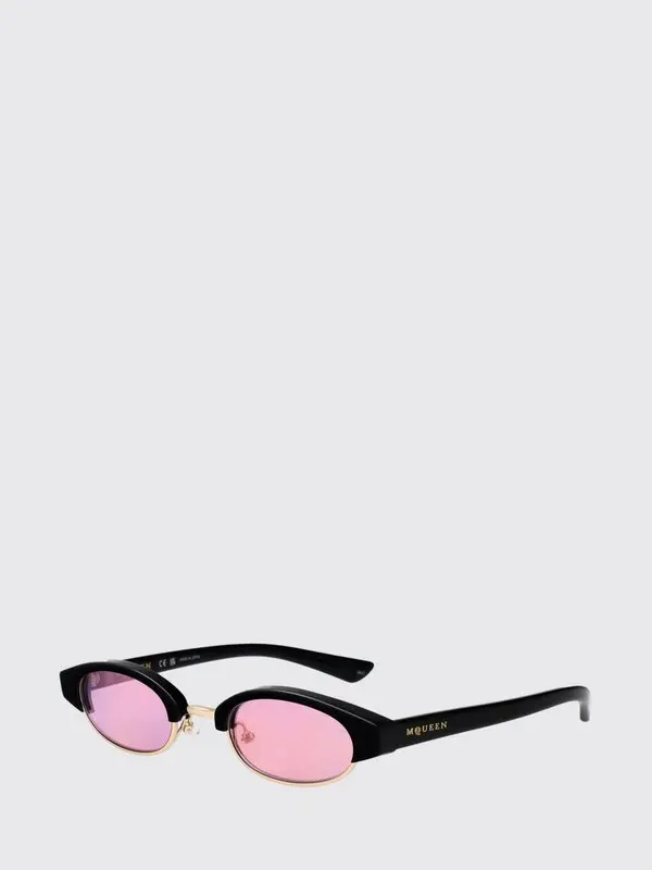 Alexander McQueen Oval Sunglasses - Black 2