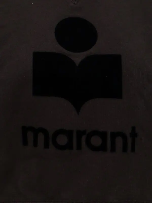 Isabel Marant Étoile High Neck Logo Sweatshirt - Black