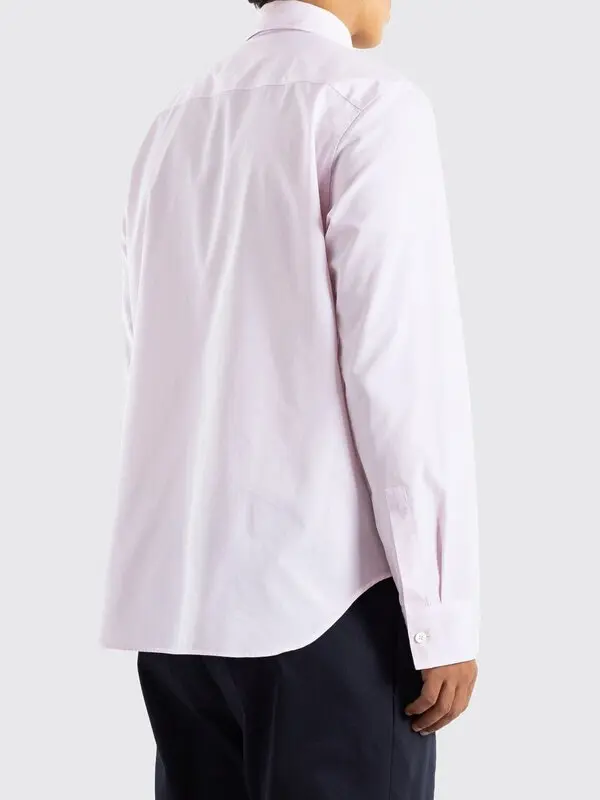 JIL SANDER Cotton Poplin Shirt With A Pointed Collar And Curved Hem