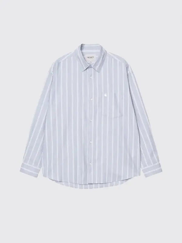 Carhartt Work In Progress Striped Cotton Casual Shirt