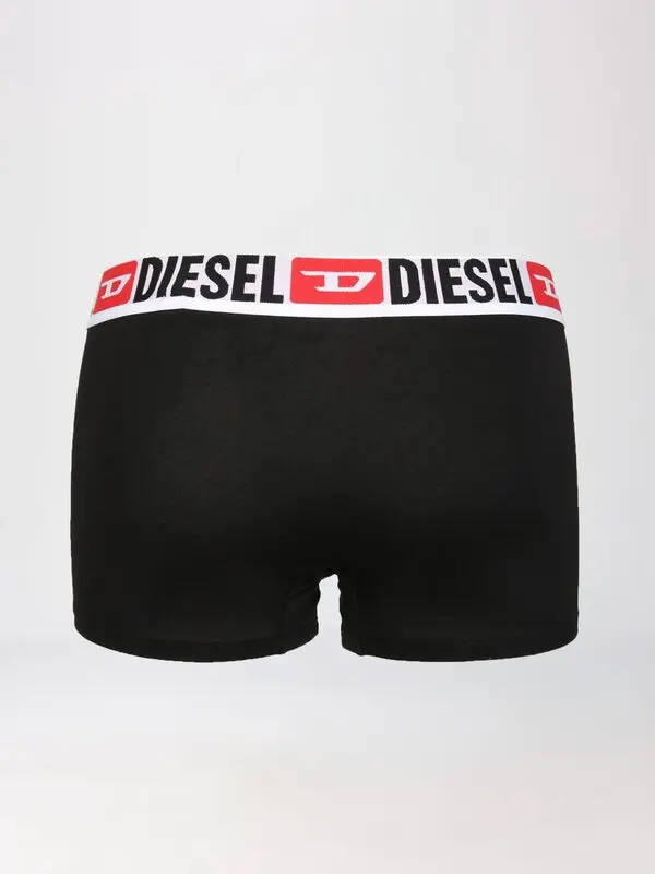 DIESEL® Set Of 3 Stretch Cotton Boxer Briefs With Logo Waistband