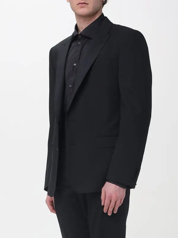Dolce & Gabbana Single Breasted Virgin Wool Blazer