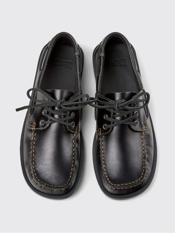 Camper Don Leather Boat Shoes