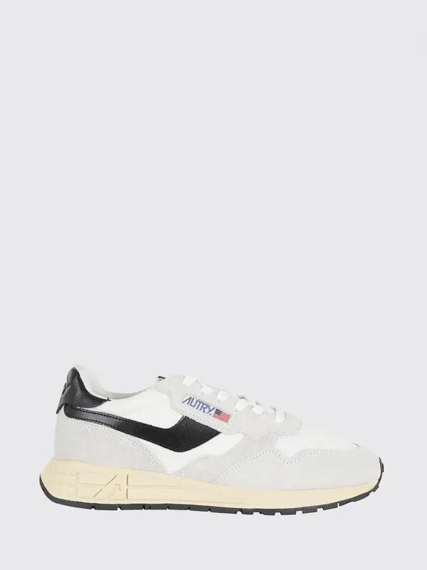 AUTRY Suede And Nylon Reelwind Sneakers - White