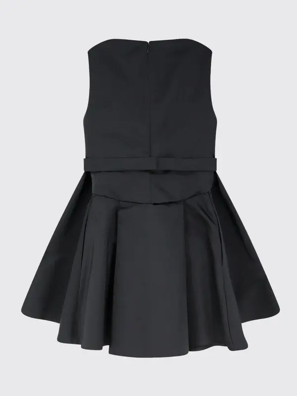 Alexander McQueen Sleeveless Square Neck Mini Dress