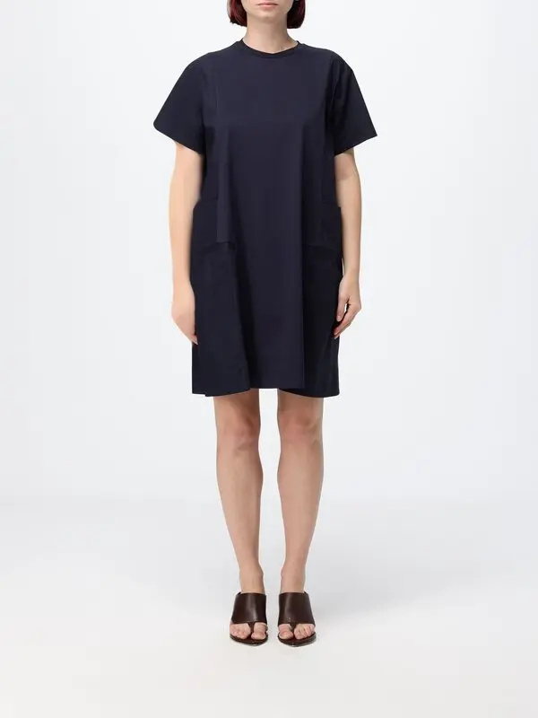 MEIMEIJ Cotton T-shirt Dress With Patch Pockets