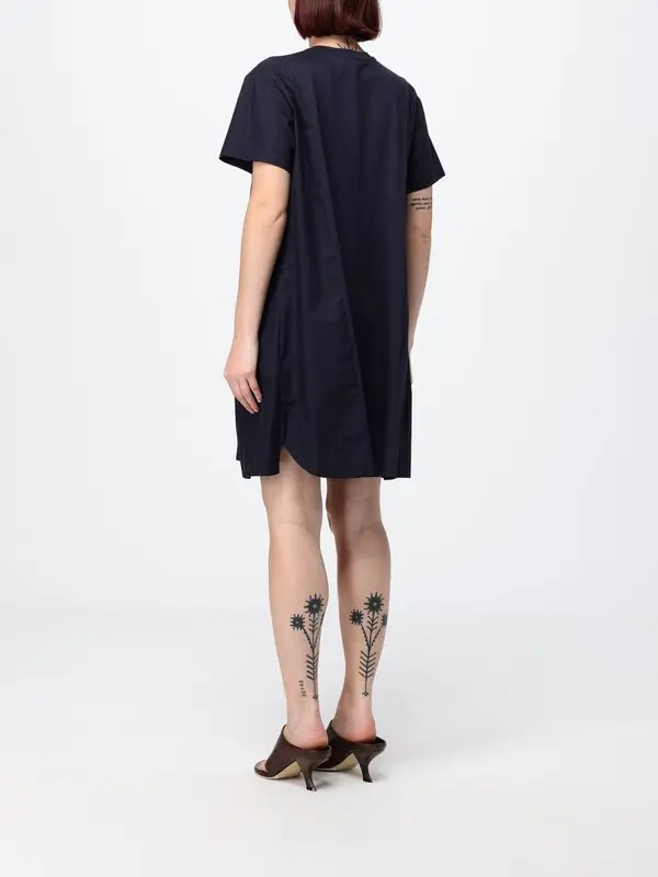 MEIMEIJ Cotton T-shirt Dress With Patch Pockets