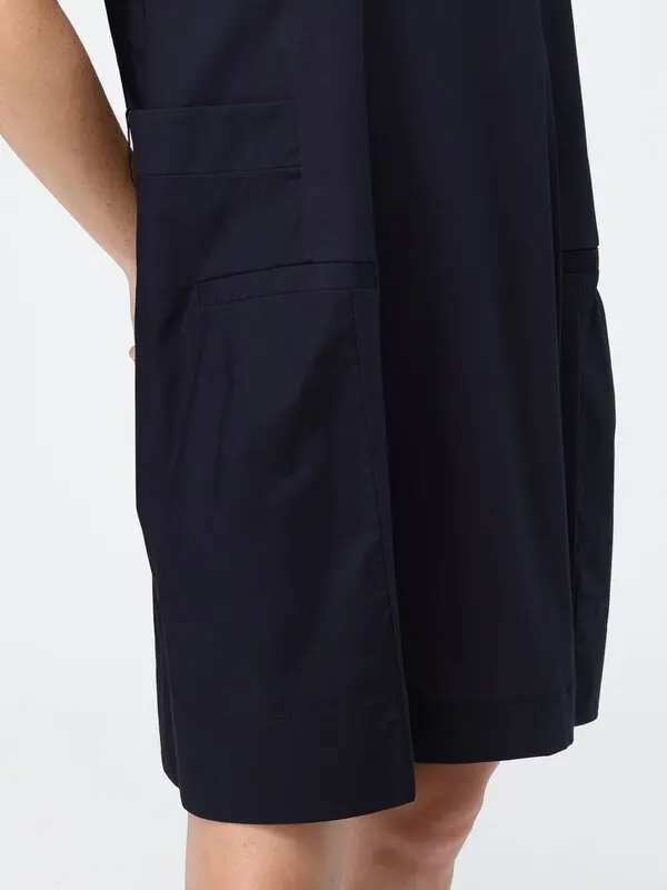 MEIMEIJ Cotton T-shirt Dress With Patch Pockets