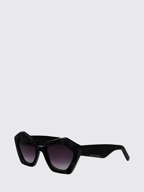 Karl Lagerfeld Oversized Irregular Shape Acetate Sunglasses