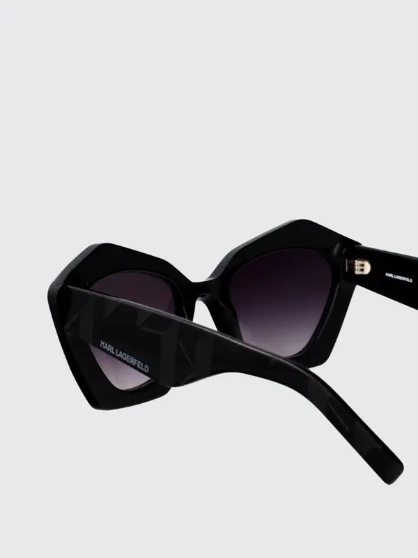 Karl Lagerfeld Oversized Irregular Shape Acetate Sunglasses