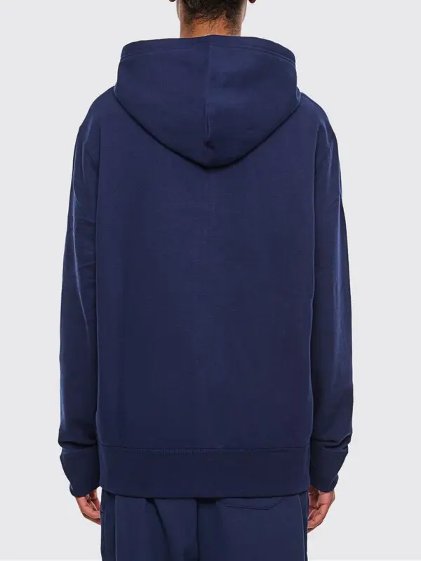 Polo Ralph Lauren Zip-up Hoodie With Embroidered Logo - Blue