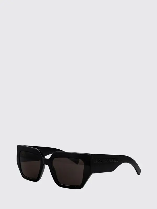 Karl Lagerfeld Oversized Square Acetate Sunglasses With Tone-on-tone Logo