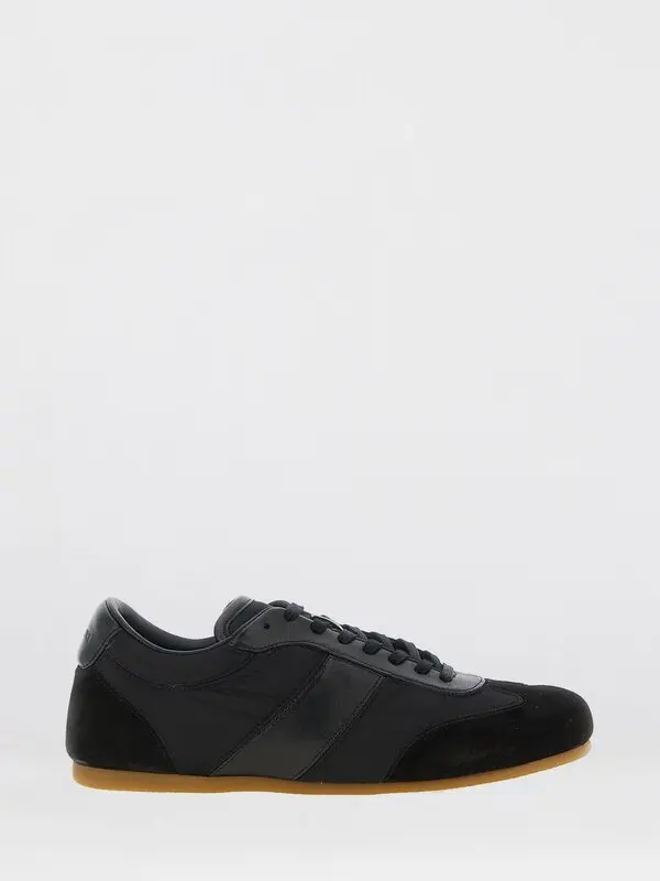 LEMAIRE Leather And Nylon Quilted Soft Sneakers - Black