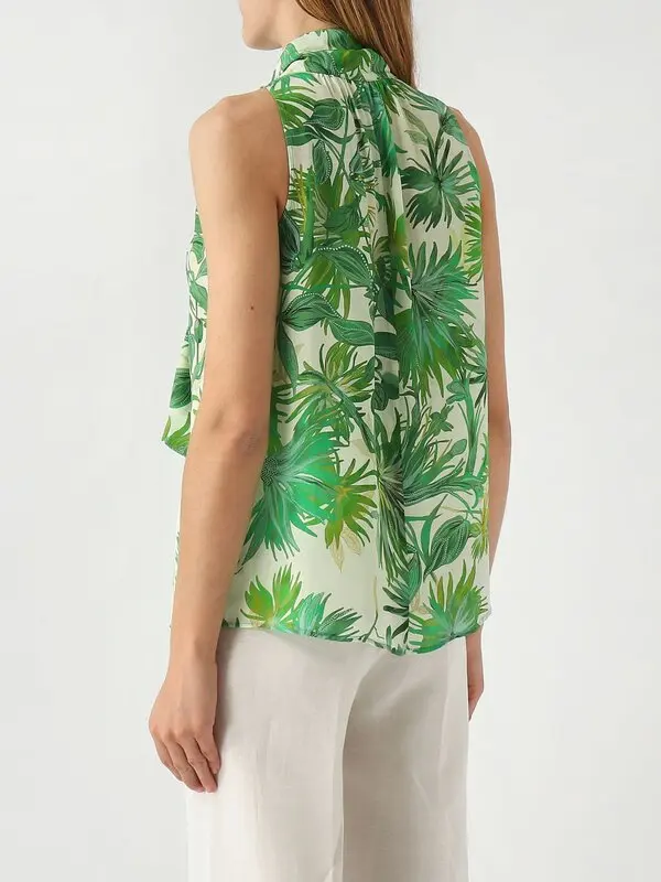 Malìparmi Botanic Jungle Viscose Blouse