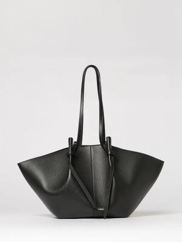 Yuzefi Large Mochi Hammered Bag - Black