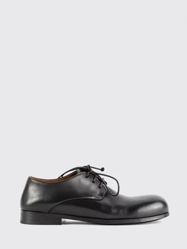 Marsèll Smooth Leather Derby Shoes With Round Toe And Leather Sole