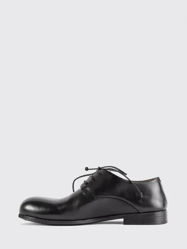 Marsèll Smooth Leather Derby Shoes With Round Toe And Leather Sole