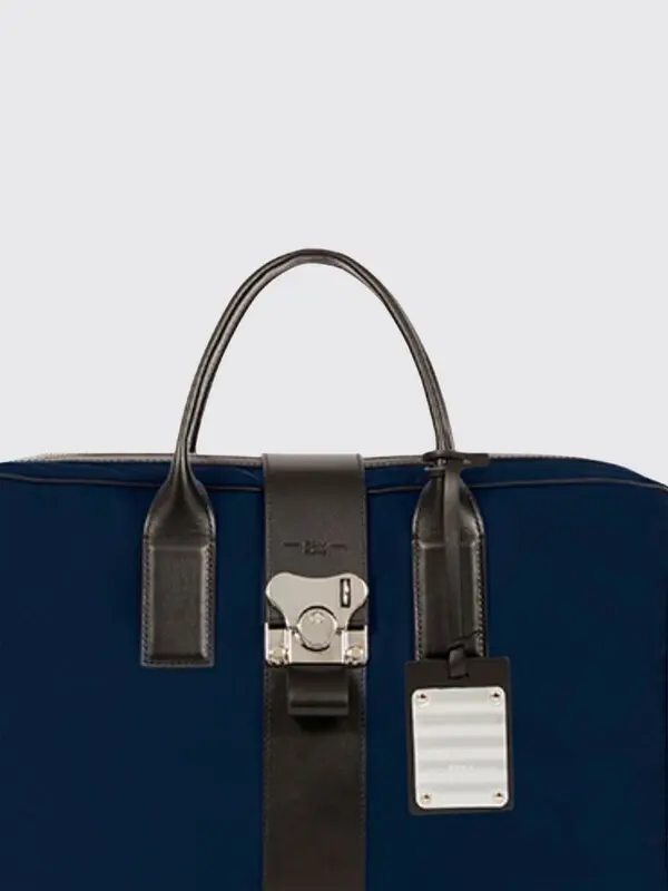 FPM MILANO Briefcase With Buckle Detail - Blue