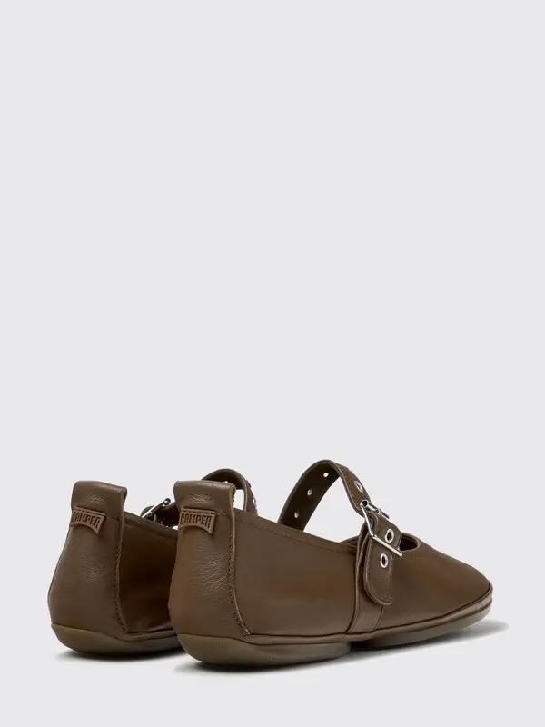 Camper Casi Myra Mary Jane Ballet Flats - Brown