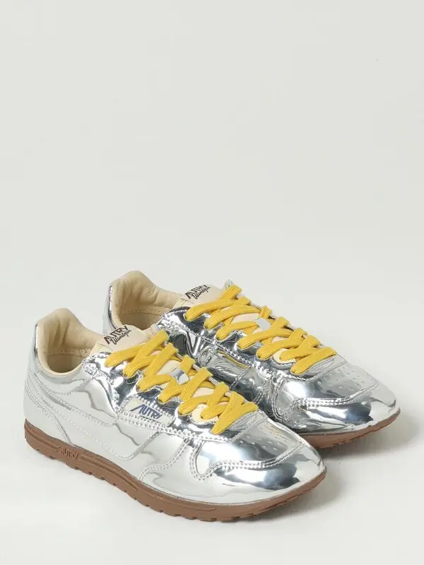 AUTRY Metallic Trainers - Silver