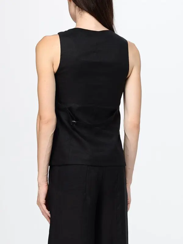 SEMICOUTURE Button Detailed Waistcoat
