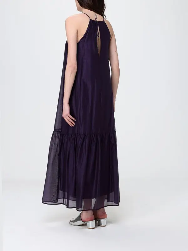 Liu Jo Muslin Midi Dress - Violet