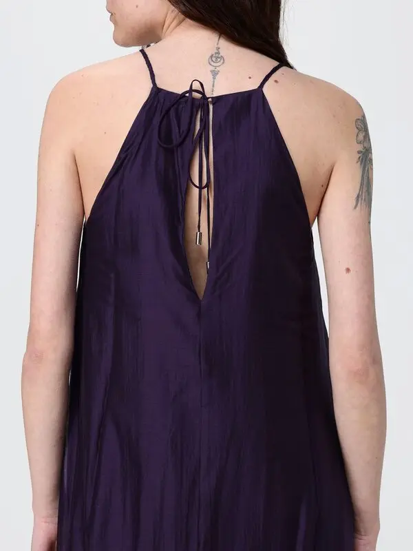 Liu Jo Muslin Midi Dress - Violet