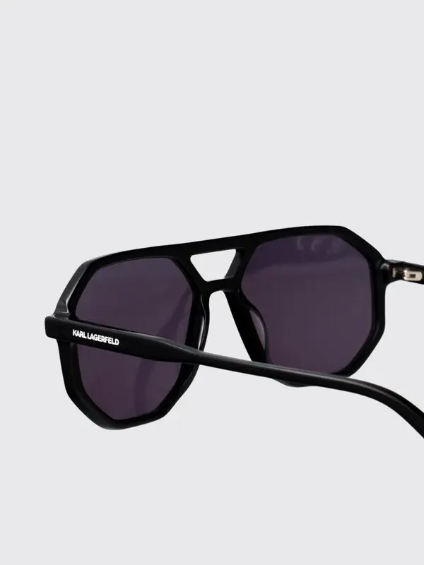 Karl Lagerfeld Irregular Acetate Sunglasses With Double Bridge