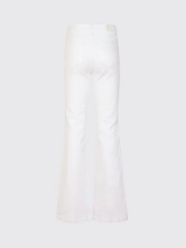 Paige Flared Cotton Denim Jeans