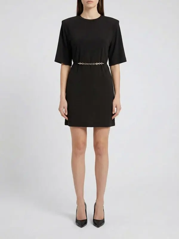 Pinko Stretch Crepe Mini Dress