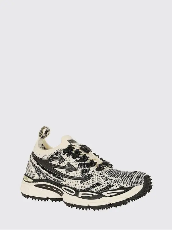 Off-White Be Right Back Jacquard Knit Sneakers - Sand