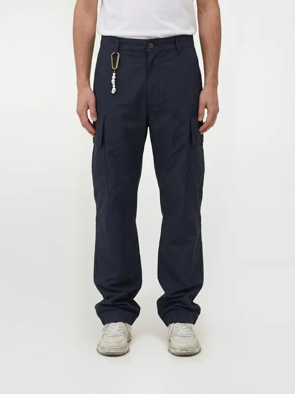 DARKPARK Cotton Cargo Trousers - Navy