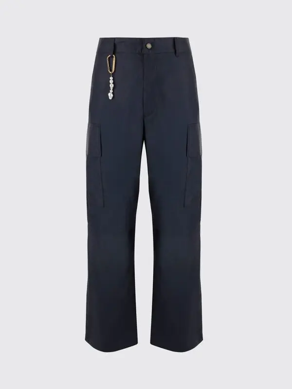 DARKPARK Cotton Cargo Trousers - Navy