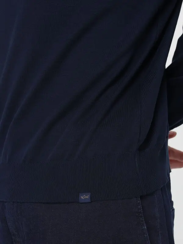 Paul & Shark Basic Cotton Crew Neck Sweater