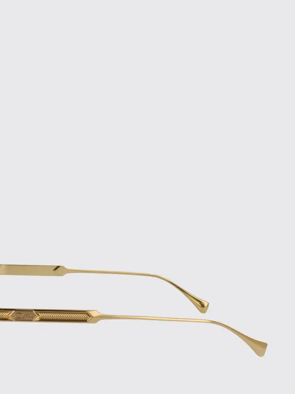 Cazal Rectangular Aviator Titanium Sunglasses With Metal Bridge