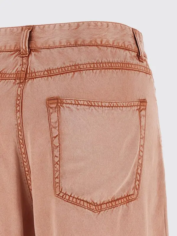 DIESEL® Washed Effect 5-pocket Denim Shorts - Pink