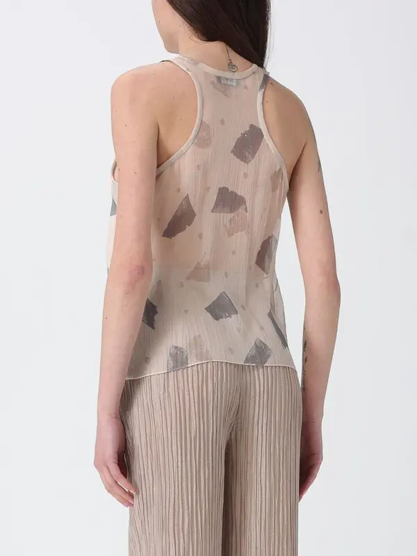 Emporio Armani Printed Sleeveless Top - Multicolor