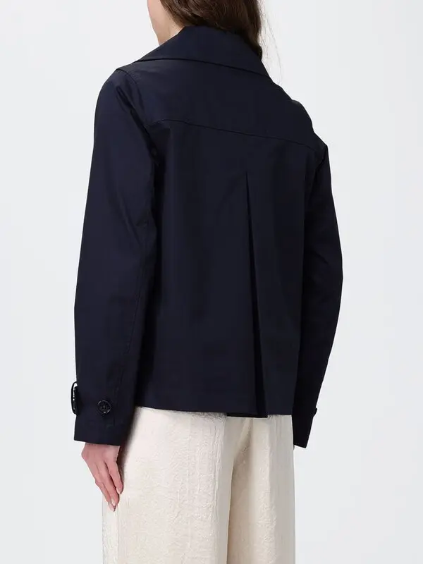 Woolrich Short Double-breasted Trench Coat