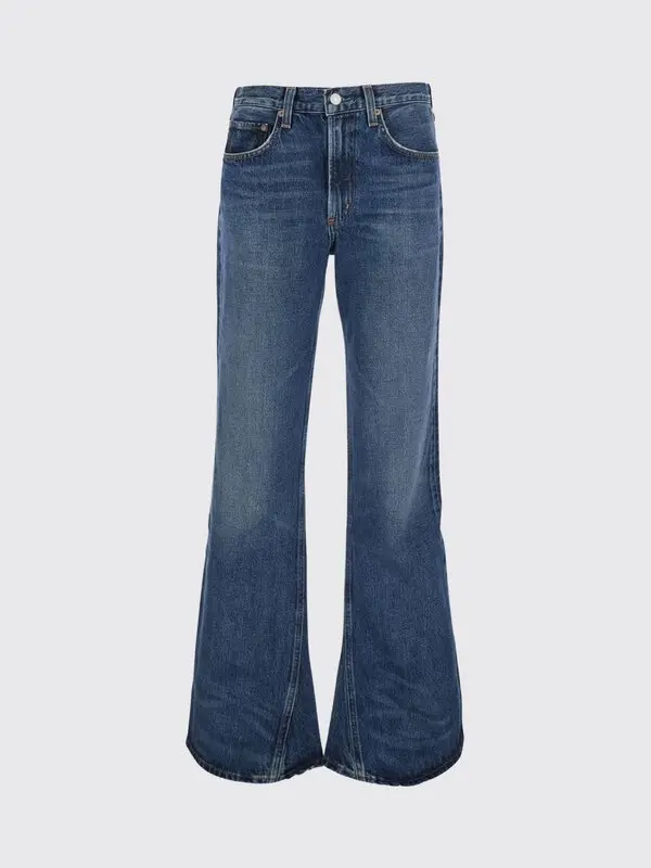 AGOLDE Kick High-waisted Flare Jeans In Cotton Denim