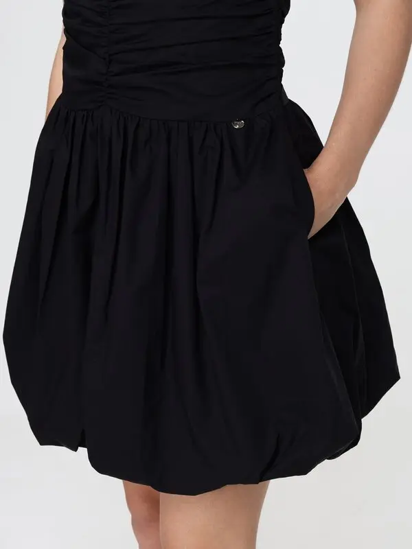 Liu Jo Cotton Mini Dress - Black