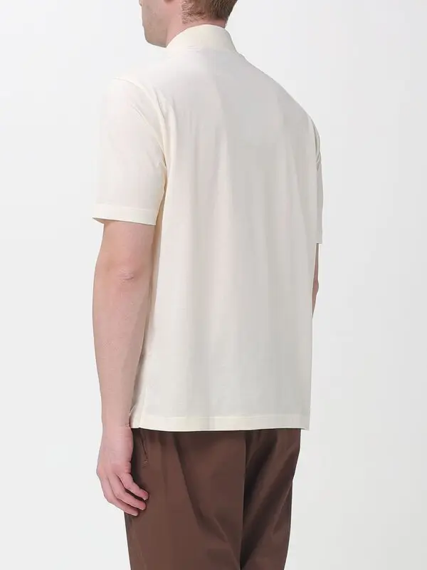Emporio Armani Cotton Polo Shirt - Butter