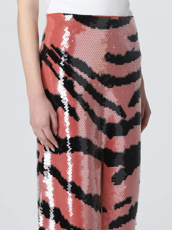 Bottega Veneta Sequined Animal Print Skirt