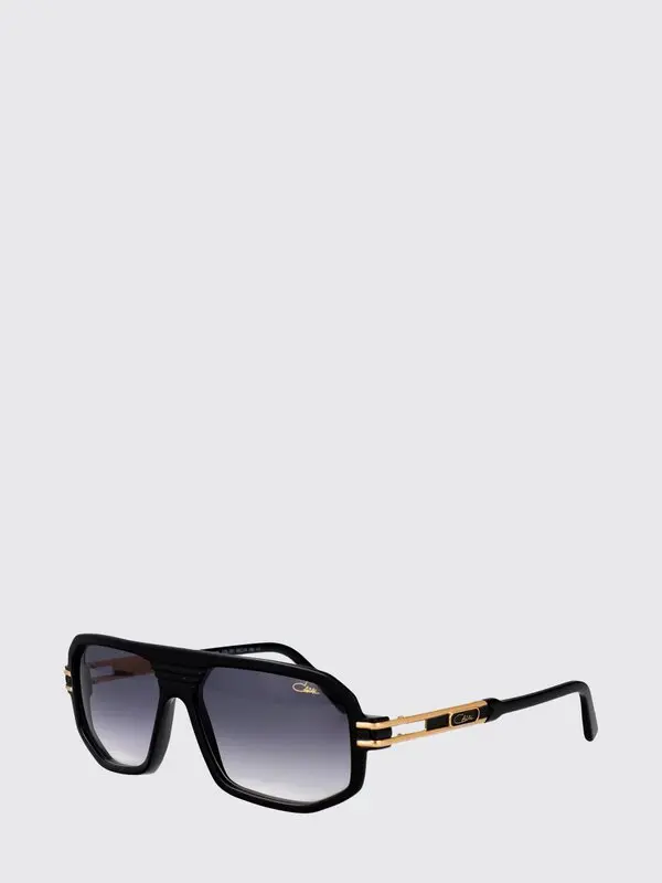 Cazal Vintage Rectangular Aviator Metal And Acetate Sunglasses