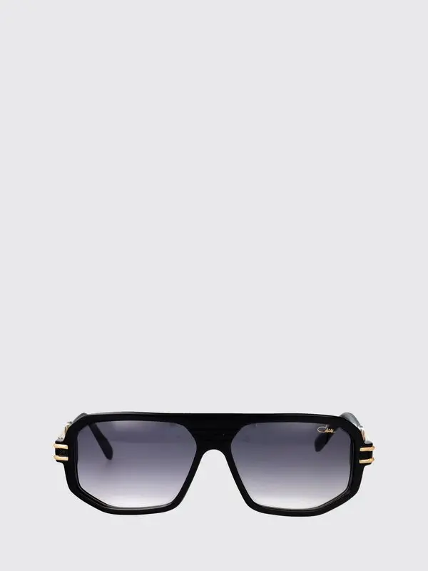 Cazal Vintage Rectangular Aviator Metal And Acetate Sunglasses