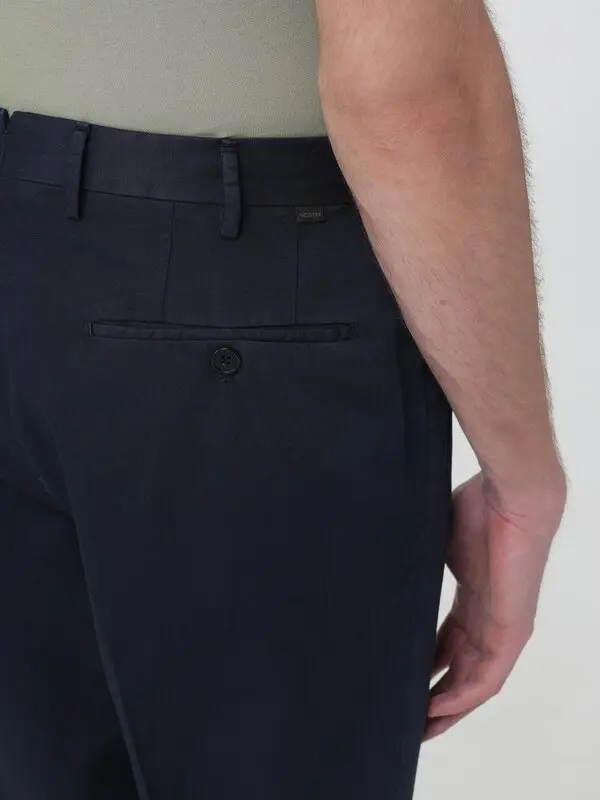 Incotex Cotton Blend Chino Trousers - Blue 1