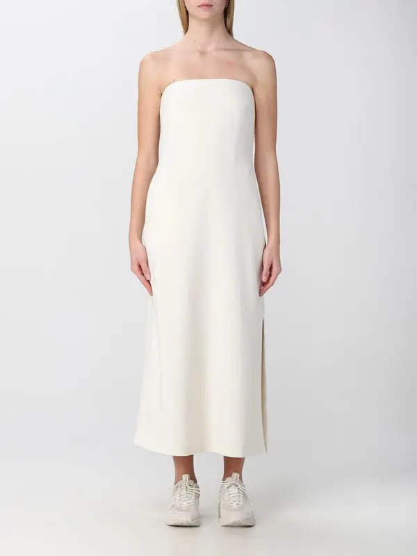 Theory Strapless Midi Dress
