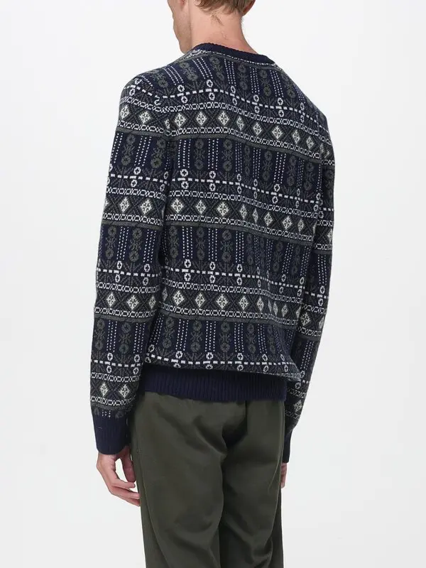 Barbour Patterned Crew Neck Pullover