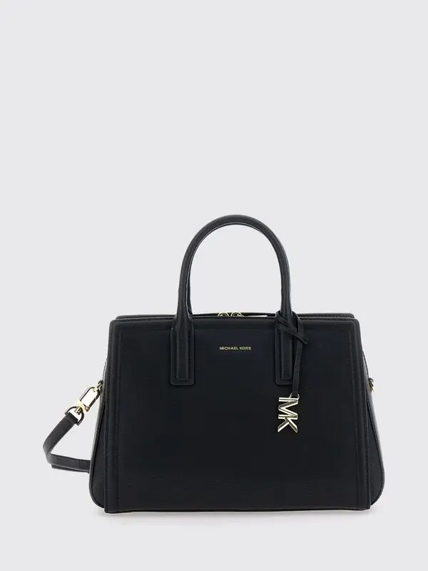 Michael Kors Laila Grained Leather Handbag - Black 1